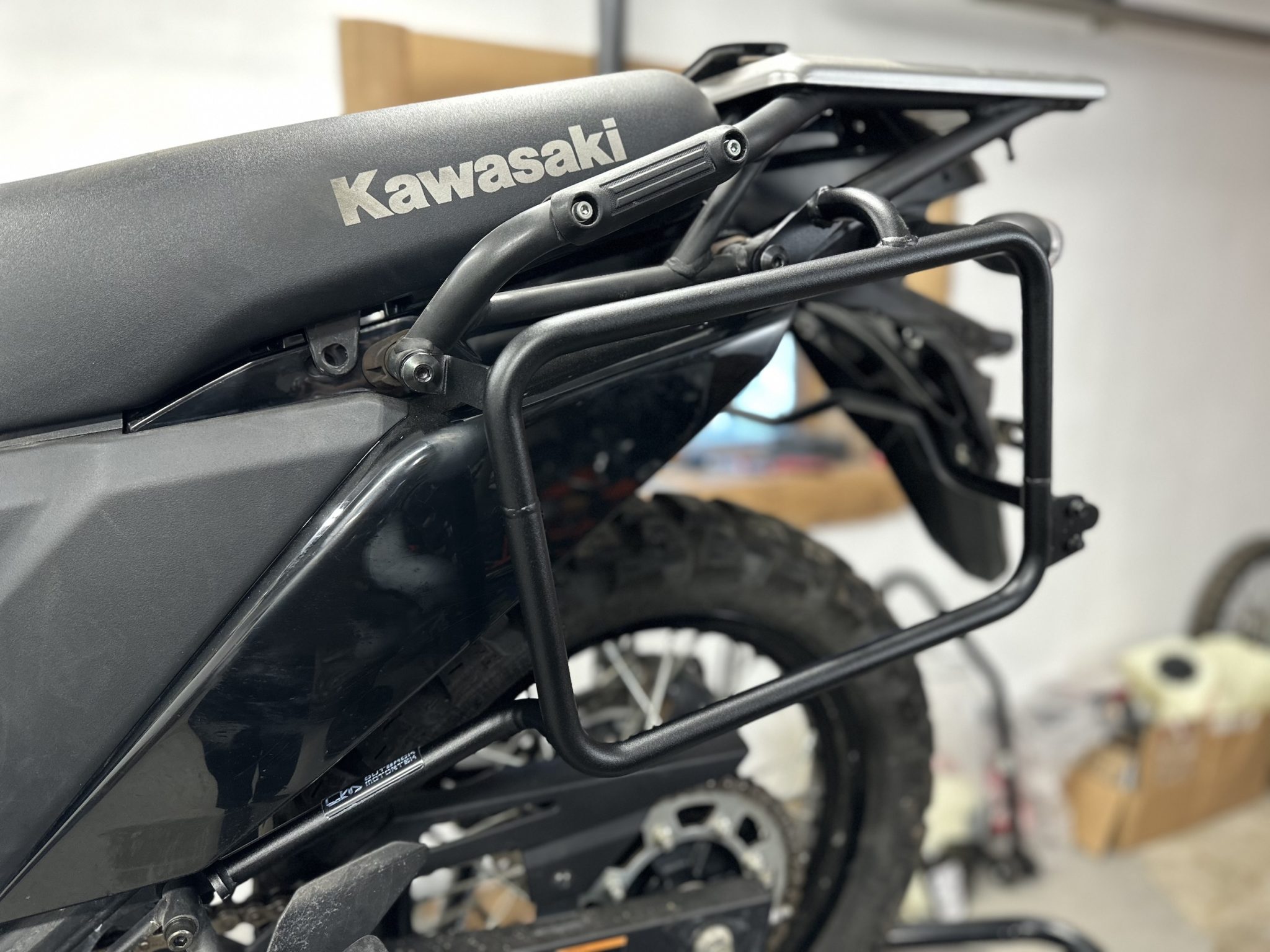 Kawasaki KLR650 – Pannier Racks – Outback Motortek USA West