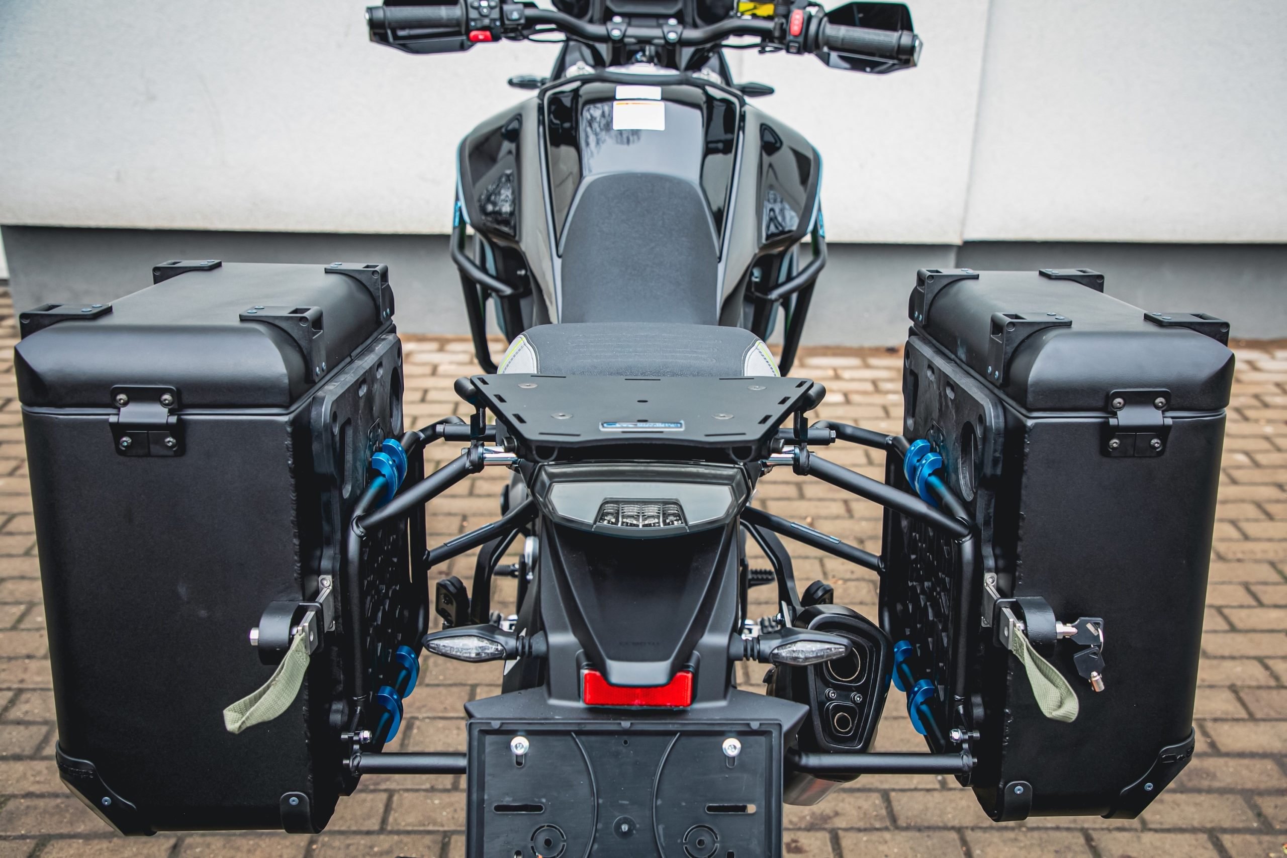 CFMoto Ibex 450 – Pannier Racks – Outback Motortek USA West